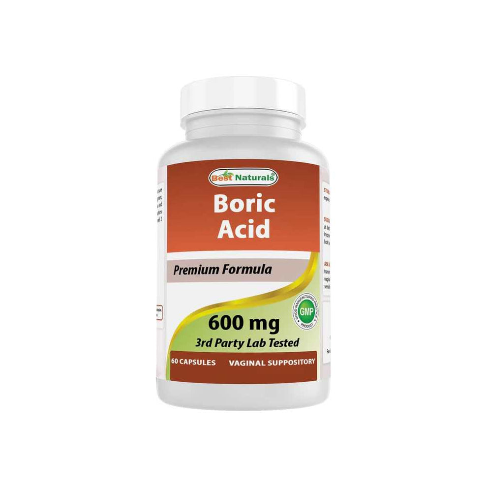 Best Naturals Boric Acid Vaginal Suppositories 60 caps Price in ...